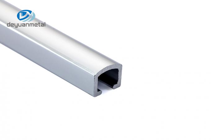 10mm Width T6 Aluminium U Channel Profile Bright Gold For Demarcation Line
