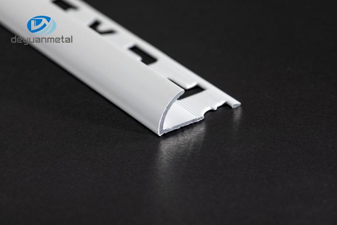 1.0mm Thickness 6063 Aluminum Corner Trim Powder Coating White For Wall ...