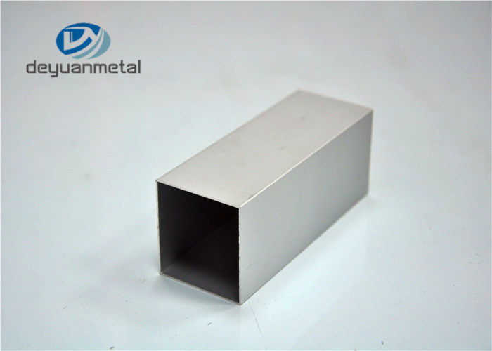 Industry 6063 Rectangular Aluminium Profile , Building Aluminum Tubing Extrusions