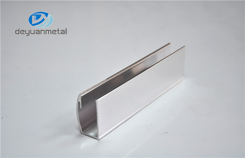 Sliding Shower Door Profiles , Silver Open Style Shower Screen Profiles